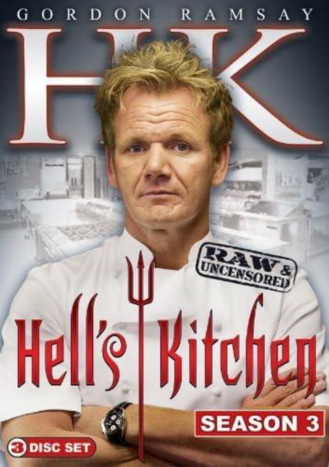 GORDON RAMSAY - Season 3 Hell's Kitchen - DVD - Etsy