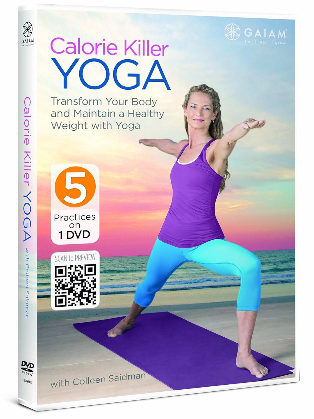 COLLEEN SAIDMAN - Calorie Killer Yoga - DVD - Etsy