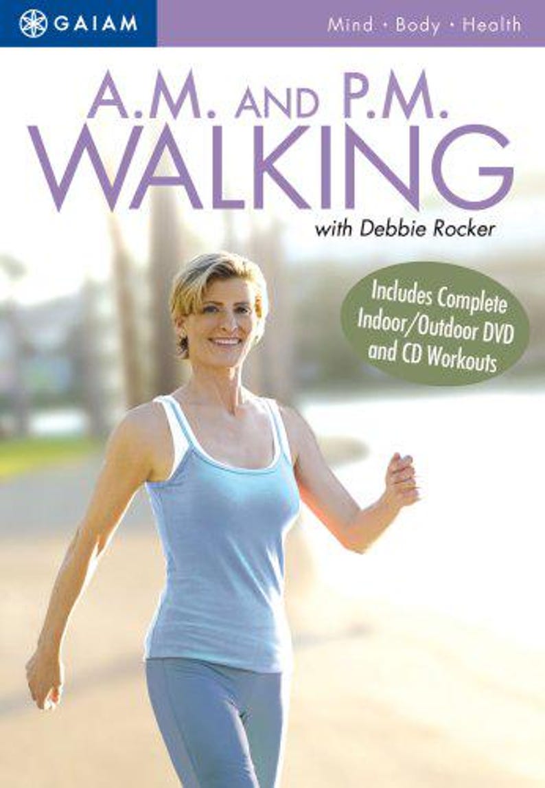 DEBBIE ROCKER - A.M. & P.M. Walking - DVD - Etsy