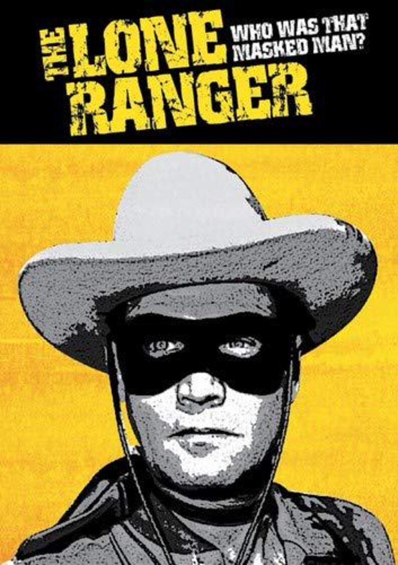 Lone Ranger - Who Was That Masked Man - DVD - Etsy
