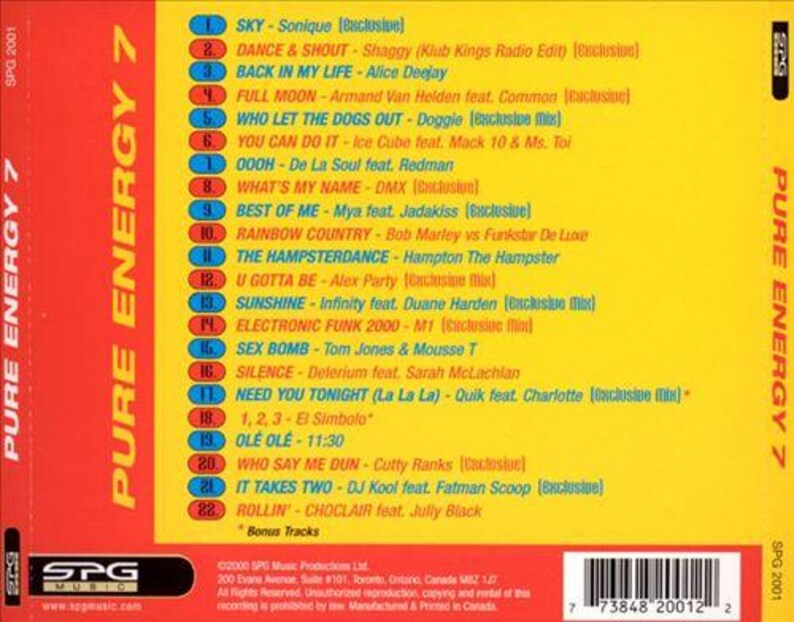 Pure Energy - Volume 7 - CD - Etsy
