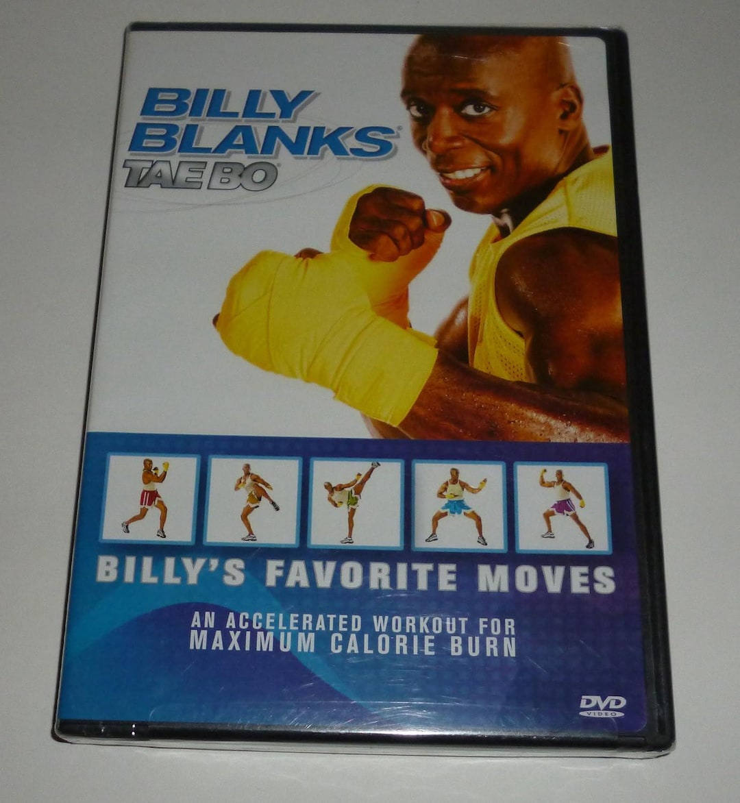 BILLY BLANKS - Tae Bo, Billy's Favorite Moves - DVD - Etsy