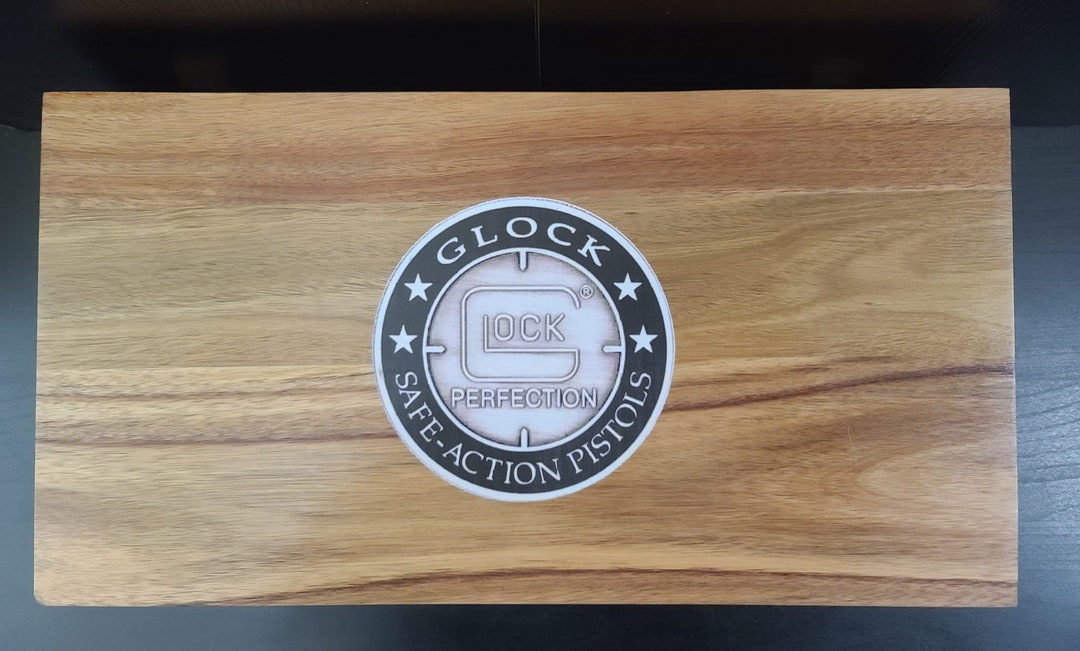 Glock Wood Storage Box 17 X 9 X 4 Inches With Removable Foam FREE ...