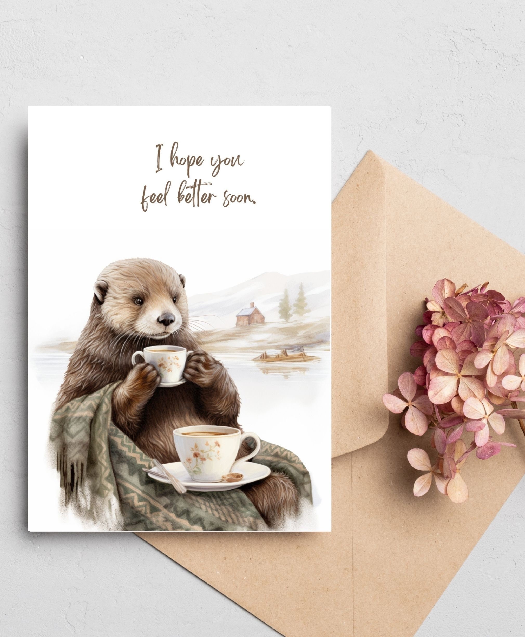 Printable Feel Better Card Instant Download 5x7 Inch Cards - Etsy Australia