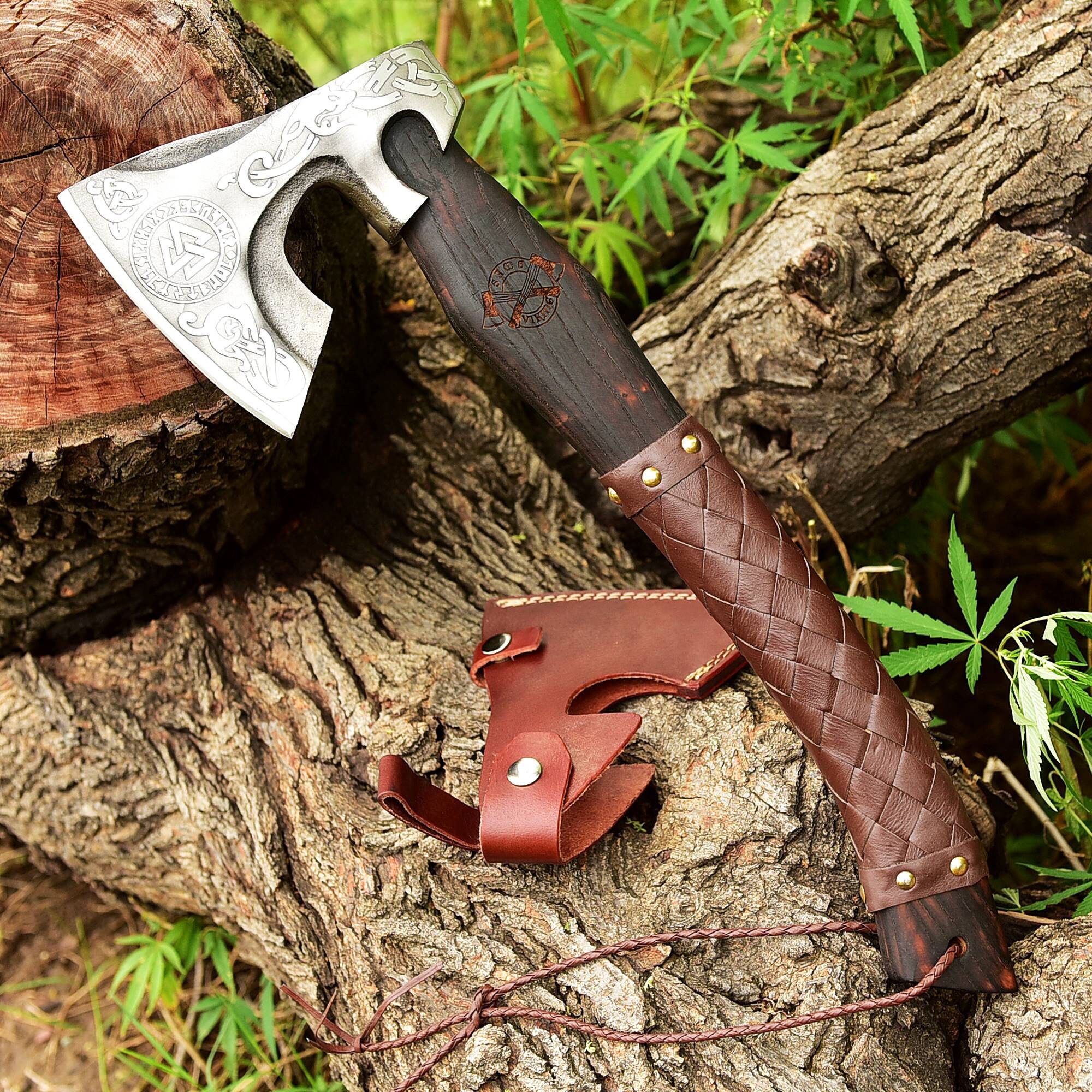 Customize Forged Axe Hatchet Viking Axe Battle Axe Birch - Etsy