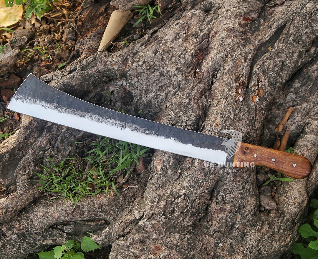 Machete, Hunting Machete, Bowie Machete Knife in 1085 Steel, Ogun ...
