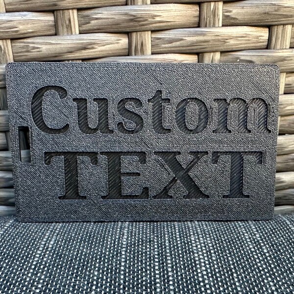 3d Printed Id Badge Holder - Etsy