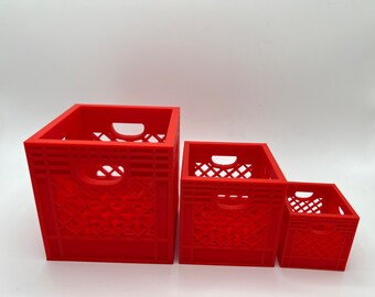 Mini Crate / 3D Printed / Storage / Office / Mysticmesh3d - Etsy