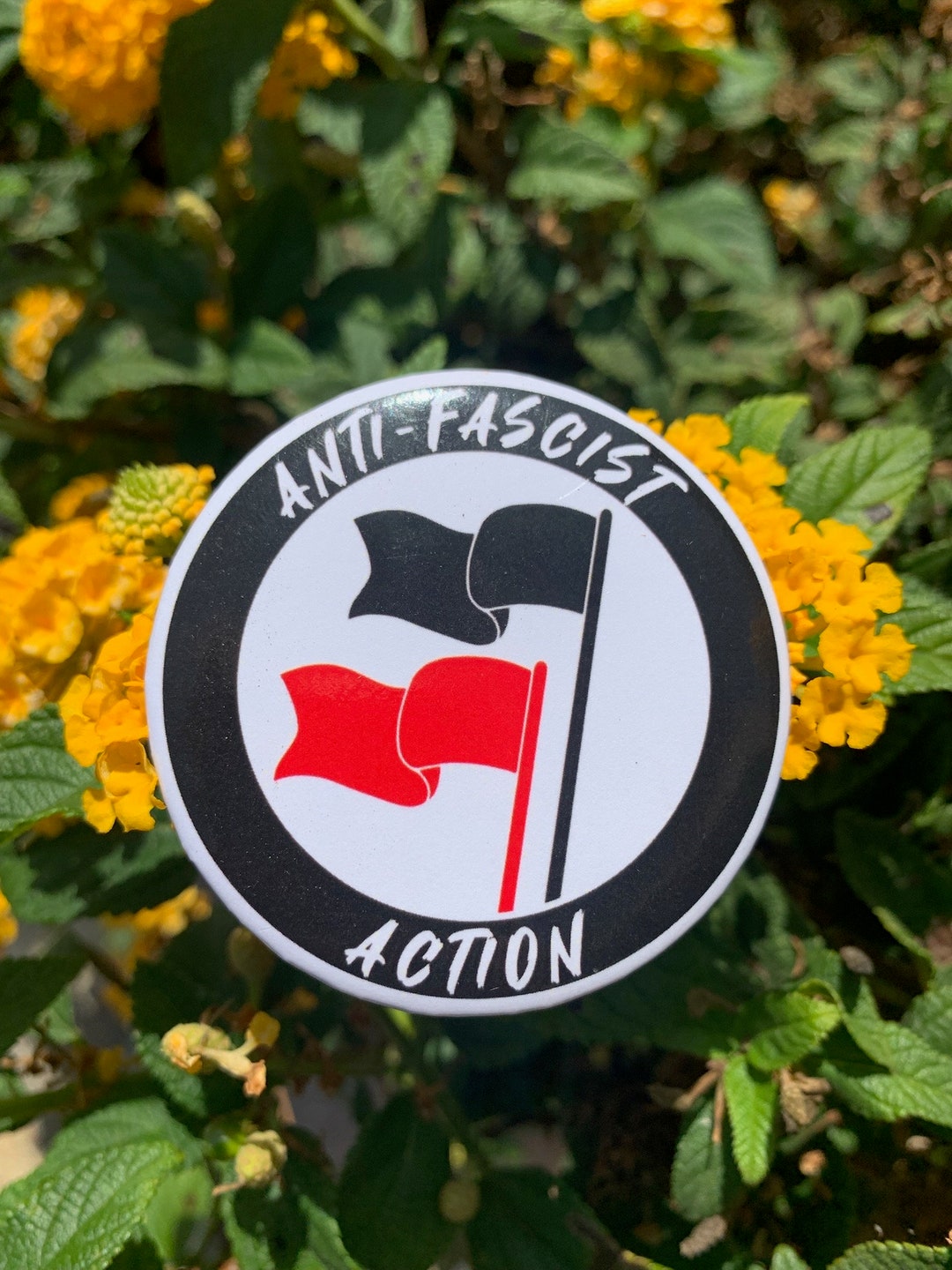 Anti-fascist Action Button - Etsy
