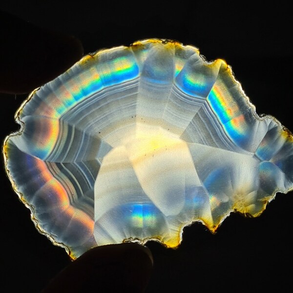 Rainbow Agate - Etsy