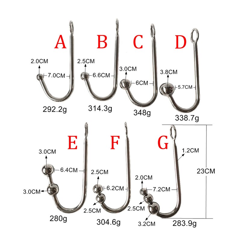 Bdsm Anal Hook And Bondage Handcuffs Customizablesleek Steel Ball Vaginalanal Hookbondage
