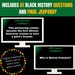 BLACK HISTORY JEOPARDY, Black History Game, Black Trivia, Black Game ...