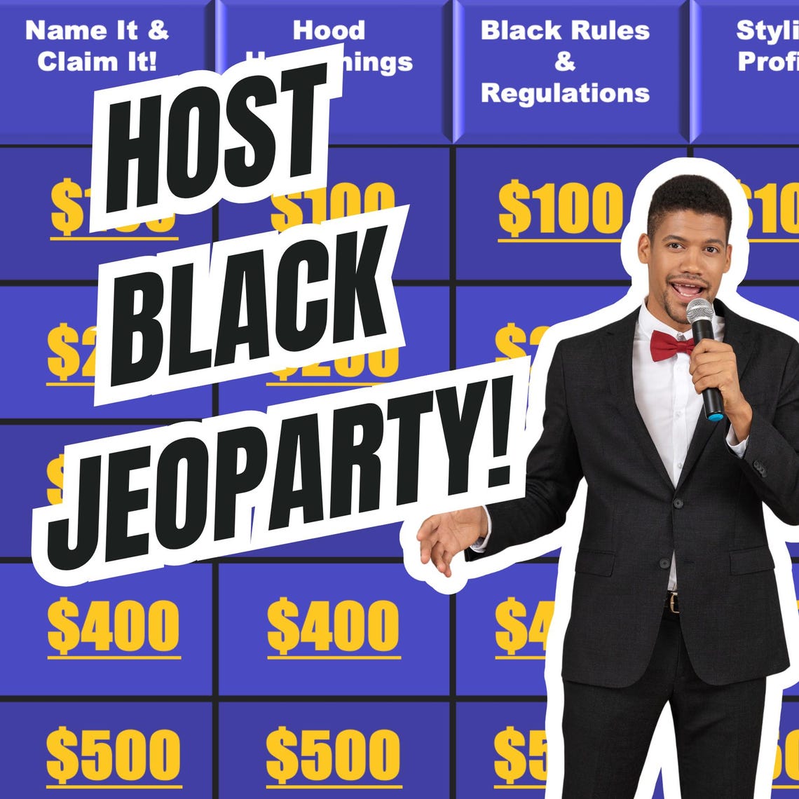 Growing up Black Trivia Game: Customizable Powerpoint Game - Etsy