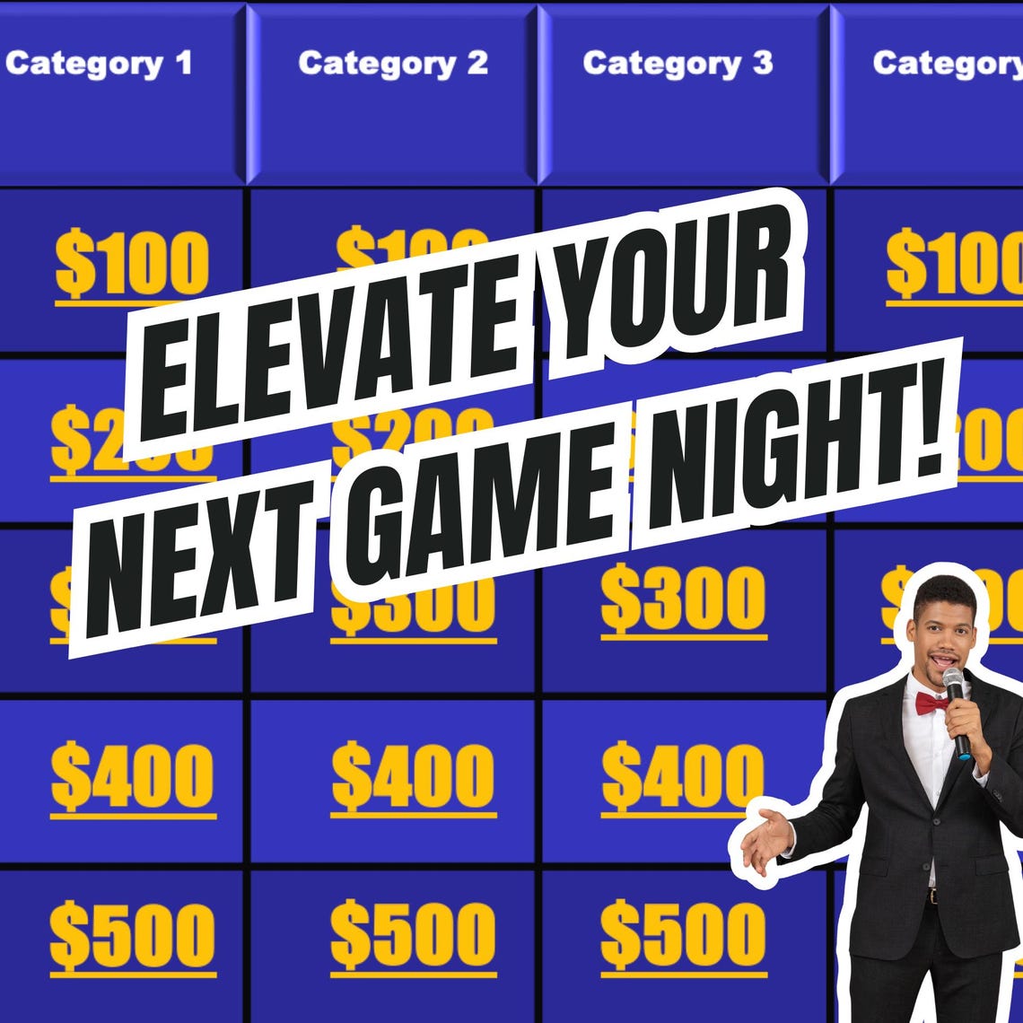 Customizable Jeopardy Powerpoint Template: Game Show for All Occasions ...