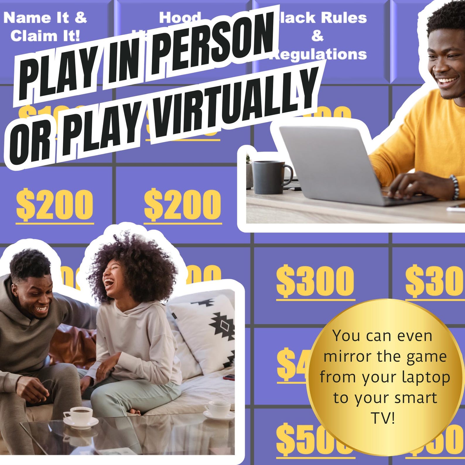 Growing up Black Trivia Game: Customizable Powerpoint Game - Etsy