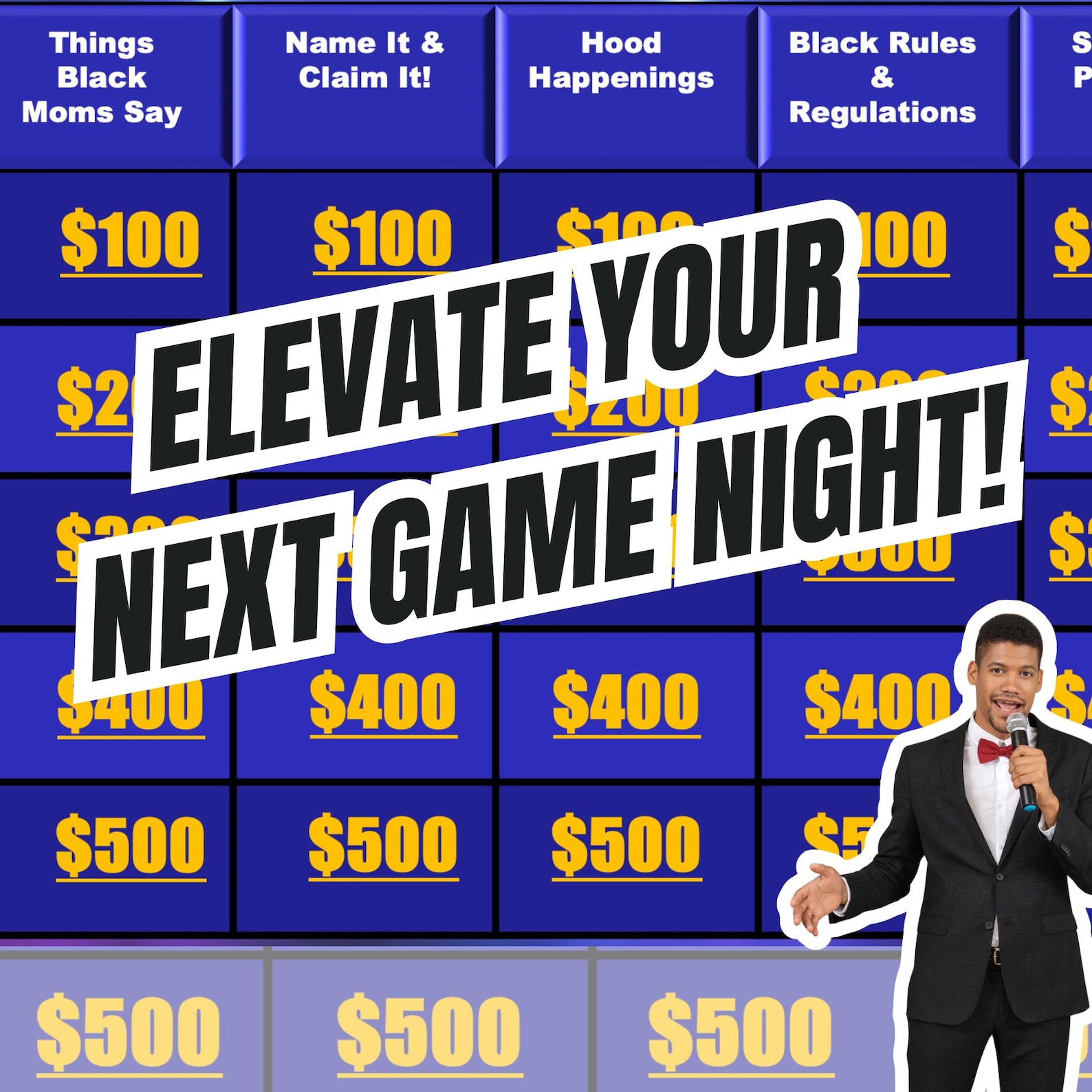 Growing up Black Trivia Game: Customizable Powerpoint Game - Etsy
