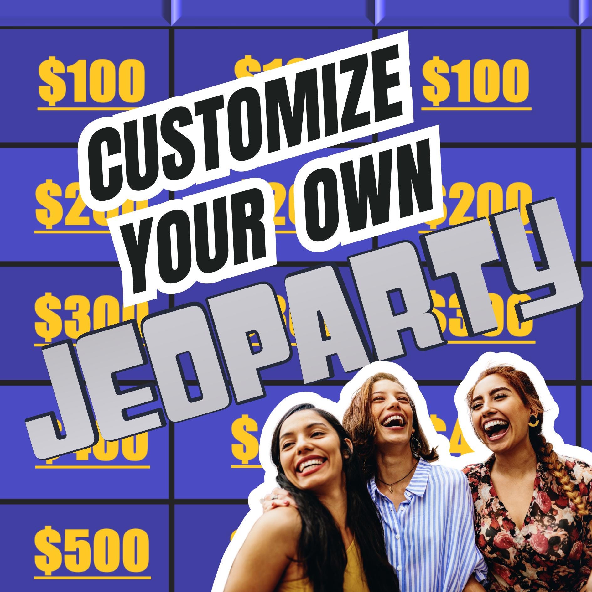 Customizable Jeopardy Powerpoint Template: Game Show for All Occasions ...