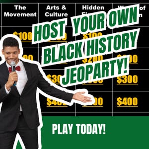 BLACK HISTORY JEOPARDY, Black History Game, Black Trivia, Black Game ...