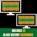 BLACK HISTORY JEOPARDY, Black History Game, Black Trivia, Black Game ...