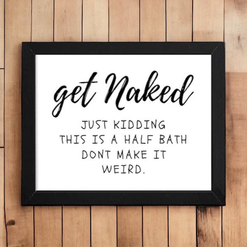 Funny Bathroom Signs - Etsy