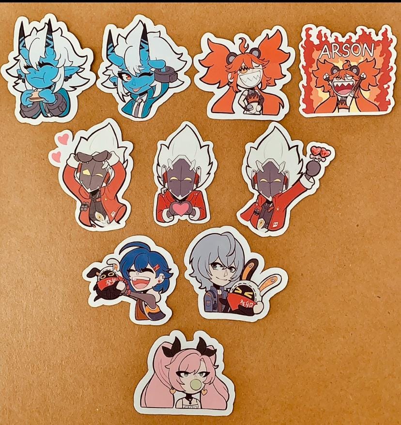 Zenless Zone Zero Sticker Bundle - Etsy