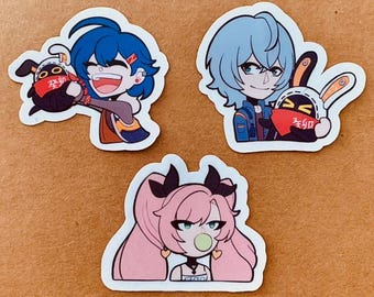 Zenless Zone Zero Sticker, Soldier 11 Pastel Sticker, 3 Vinyl Sticker ...