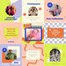 Fun & Bright Instagram Post Template Canva Template Retro - Etsy