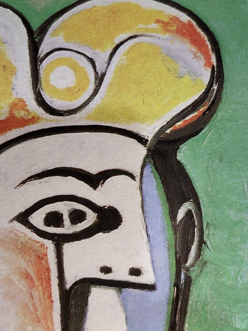 Pablo Picasso Girl With Black Hair Estate Signed Giclee - Etsy