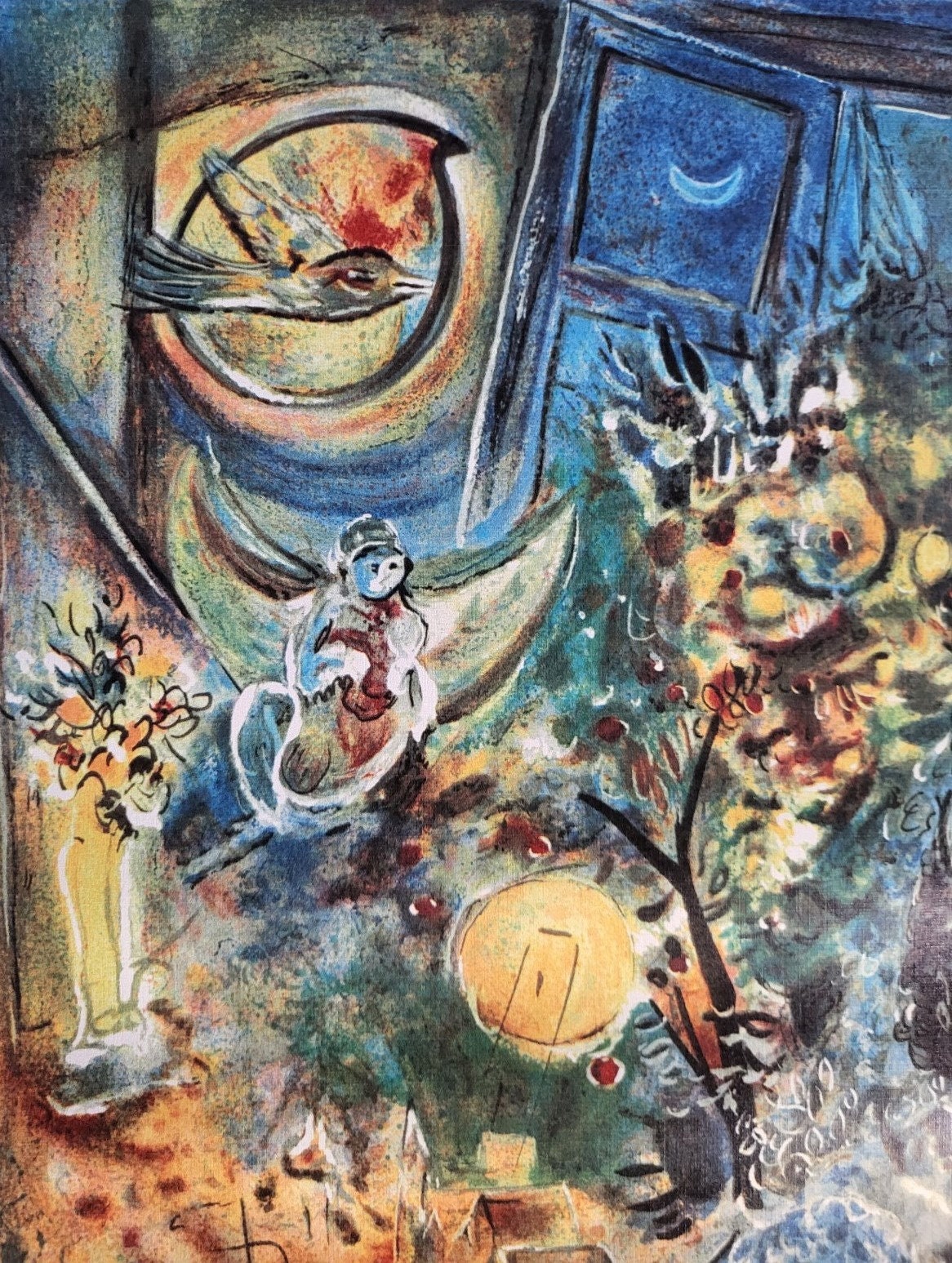 Marc Chagall BELLA Limited Ed. Lithograph - Etsy