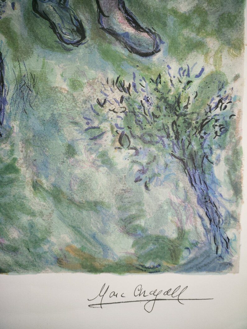 Marc Chagall - Sur La Route Du Village - Etsy