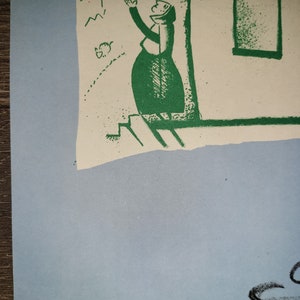 Marc Chagall - the Blue House (orig. Lithograph) - Etsy