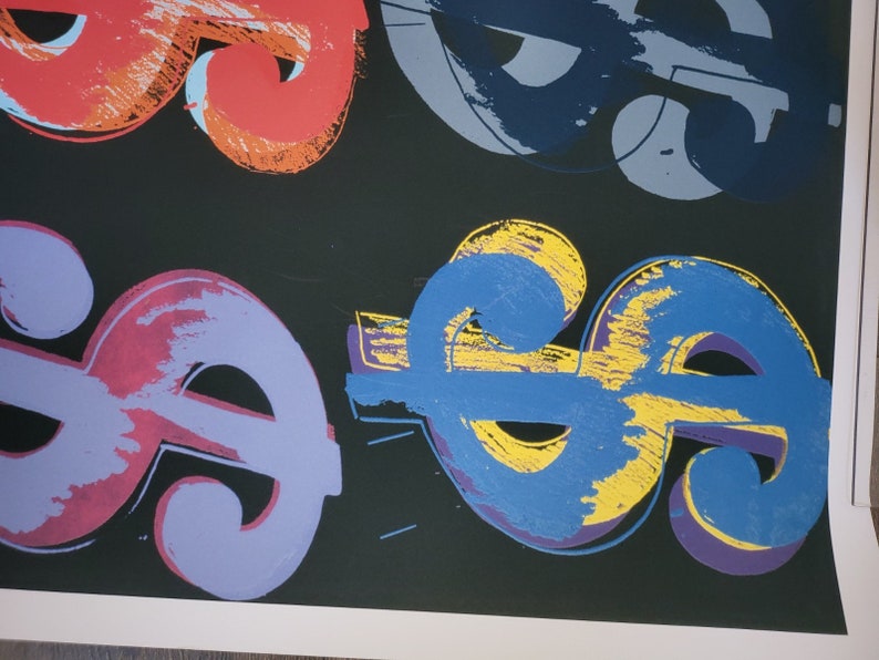 Andy Warhol Dollar Sign - Etsy
