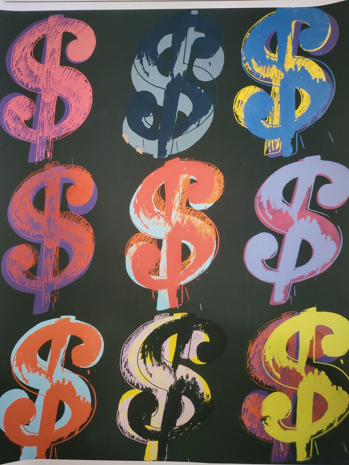 Andy Warhol Dollar Sign - Etsy
