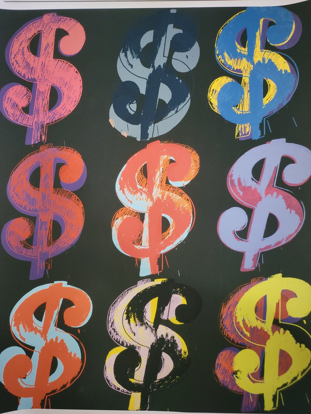 Andy Warhol Dollar Sign - Etsy