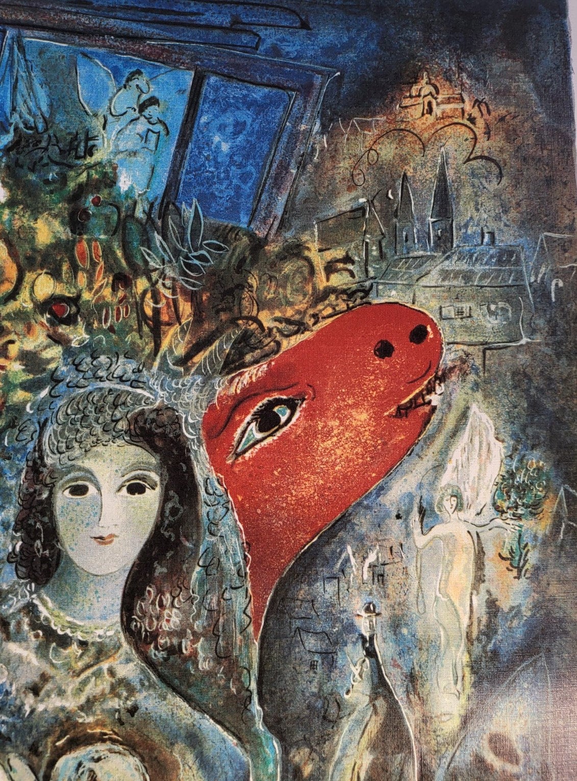 Marc Chagall BELLA Limited Ed. Lithograph - Etsy