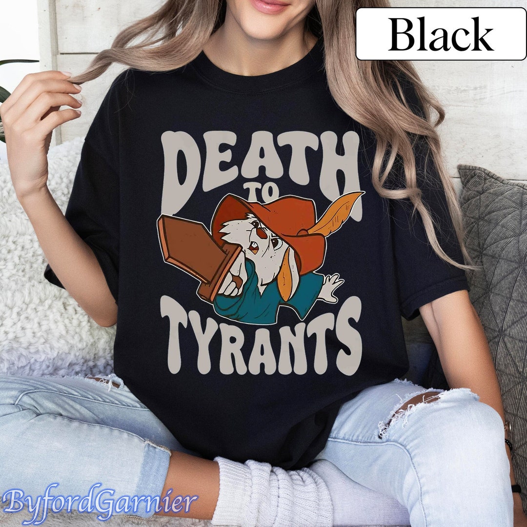 Skippy Rabbit Death to Tyrants Vintage 90s T-shirt, Disney Robin Hood ...