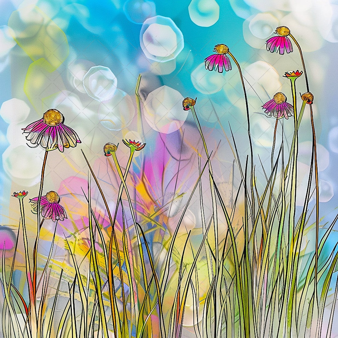 Wild Flowers Bundle Clipart, 10 High Quality JPG, Watercolor Flowers ...