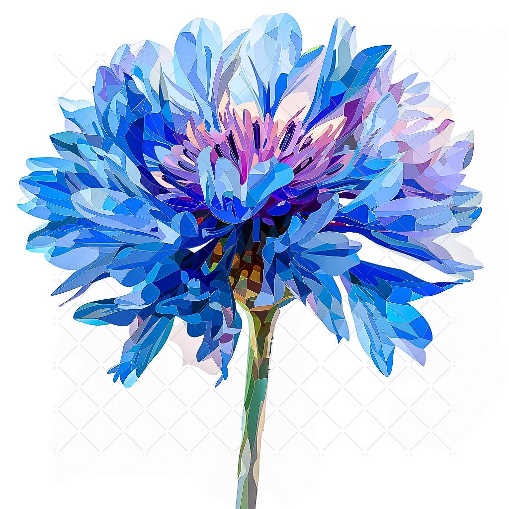 Single Flower Bundle Clipart, 10 High Quality Jpgs, Watercolor Flower ...