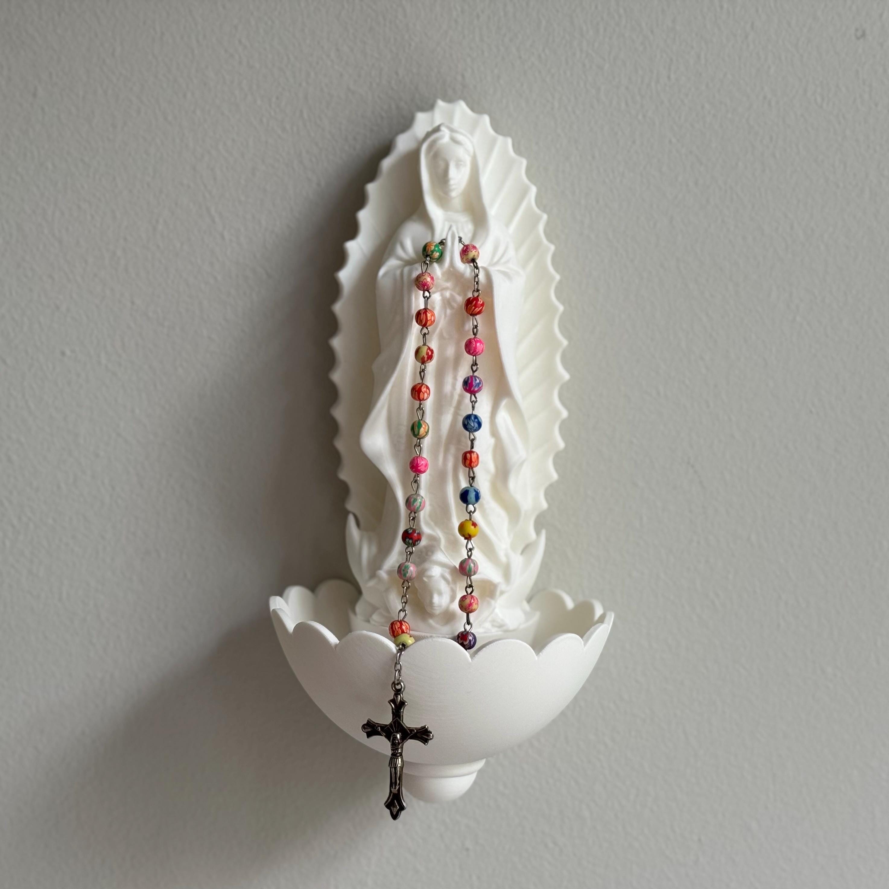 Our Lady of Guadalupe Holy Water Font - Etsy