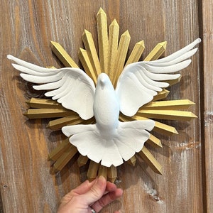 Radiant Dove Wall Decor - Etsy