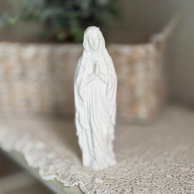 Virgin Mary Statue - Etsy