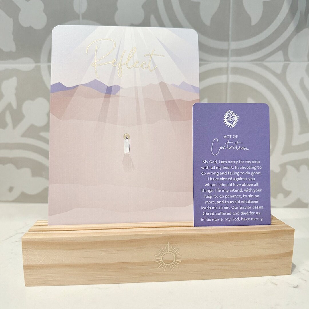 Lent Prayer Block - Etsy