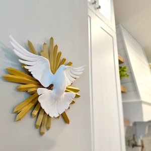 Radiant Dove Wall Decor - Etsy