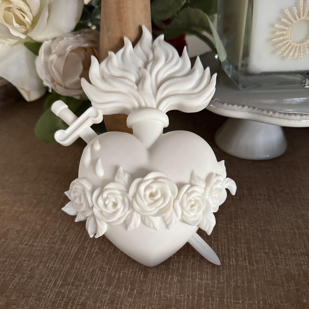 Immaculate Heart of Mary Wall Art - Etsy