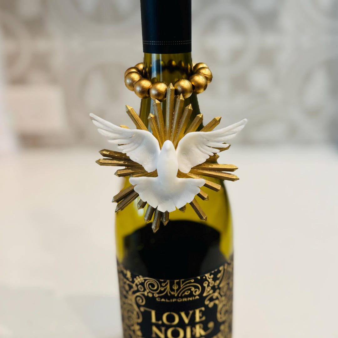 Holy Spirit Dove Ornament – Gold Beads, Comfirmation Gift - Etsy