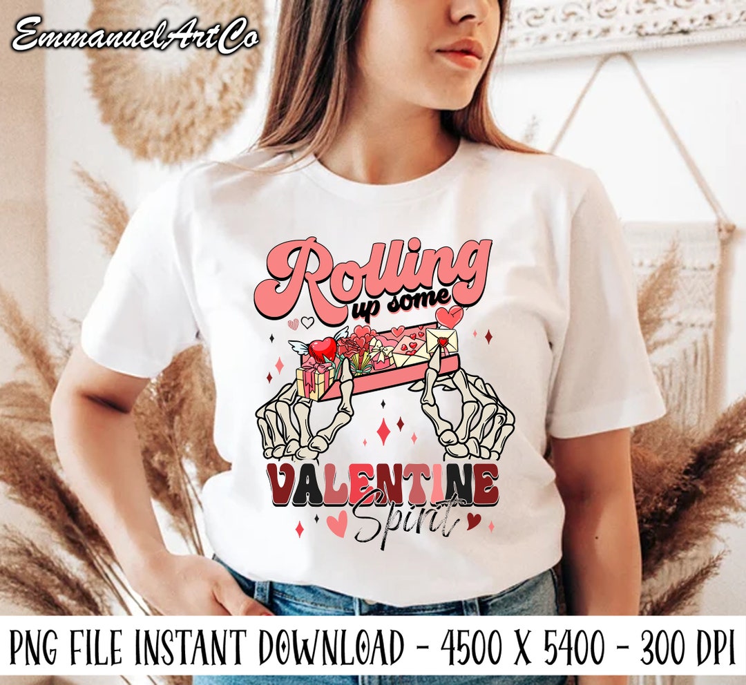 Rolling up Some Valentine Spirit Png, Valentines Png, Valentines ...