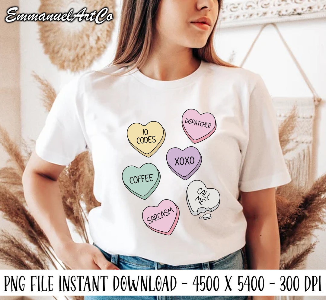 Dispatcher Valentine's Day Candy Heart Png, Dispatch Crew Valentine's ...