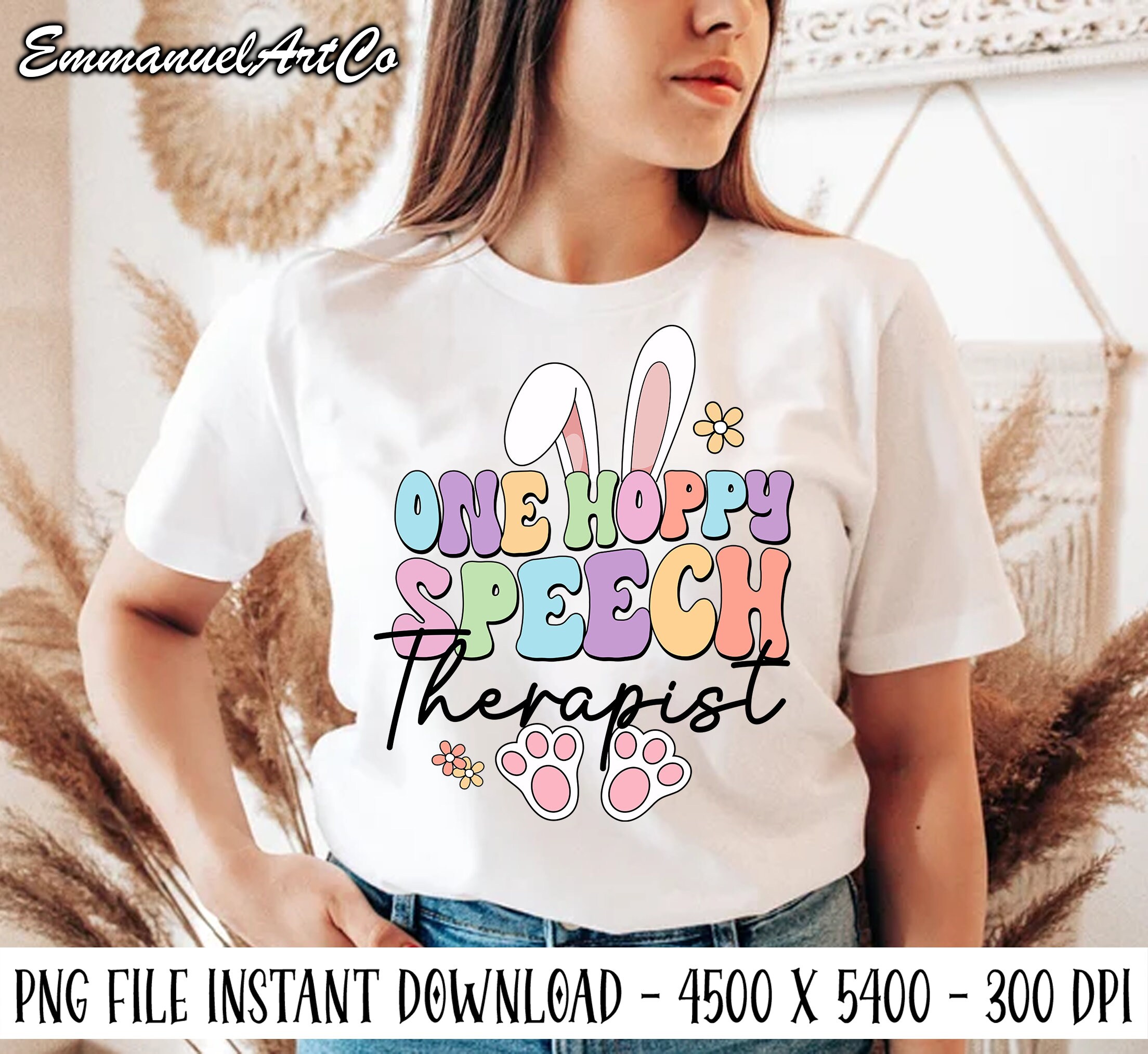 One Hoppy Speech Therapist Easter Png, Speech Pathologist, Easter ...