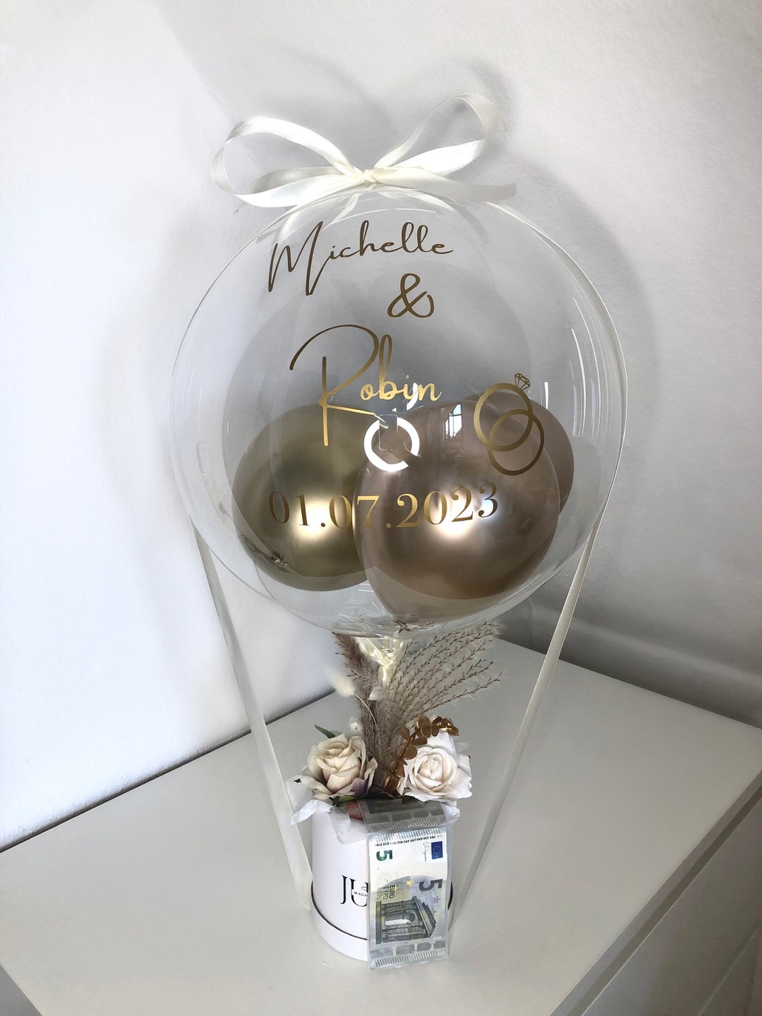 Personalized Handmade Bobo Balloon Birthday Gift for Any Occasion ...