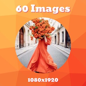 Orange Luxury Instagram Highlight Covers, Orange Editable Icons, Story ...